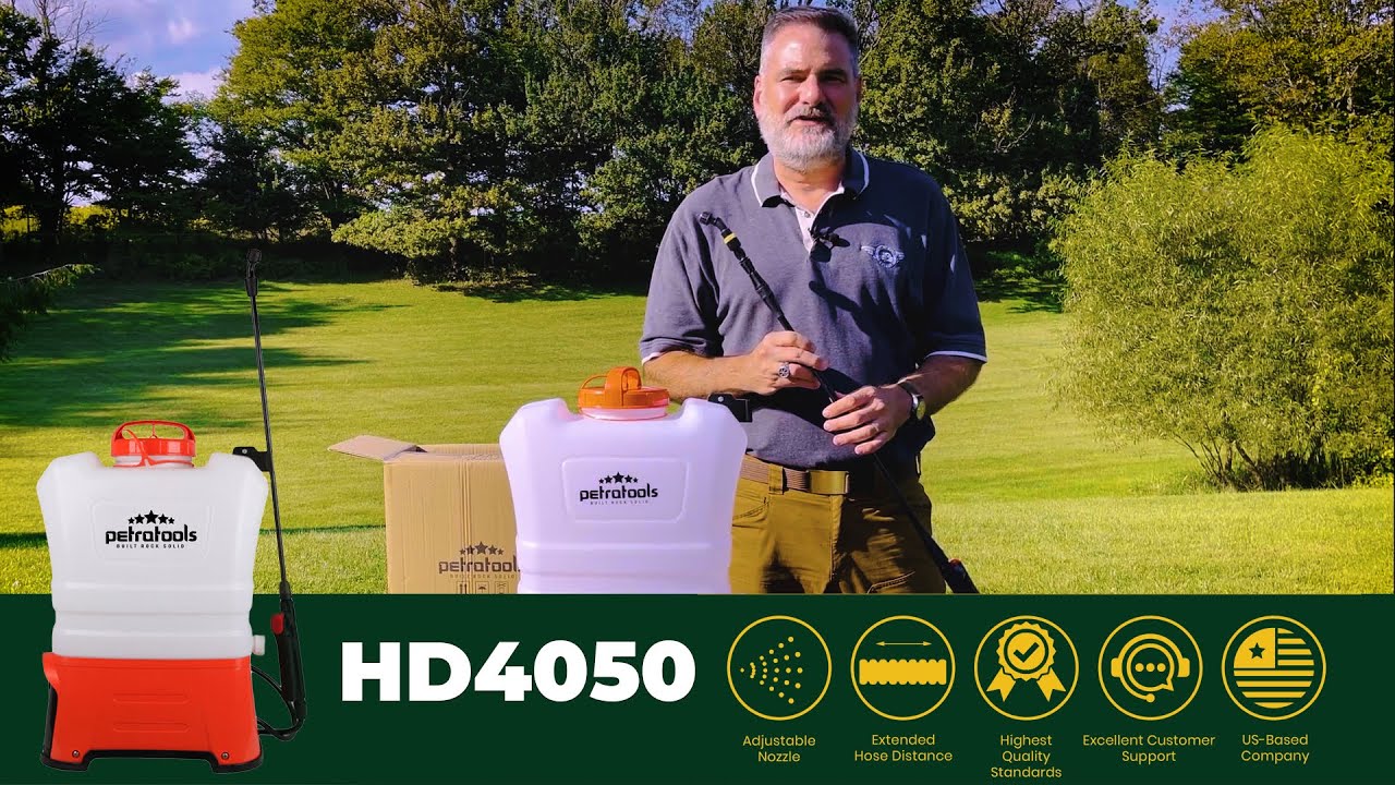 PetraTools HD4050 Starter Guide | Best 4 Gallon Backpack Sprayer